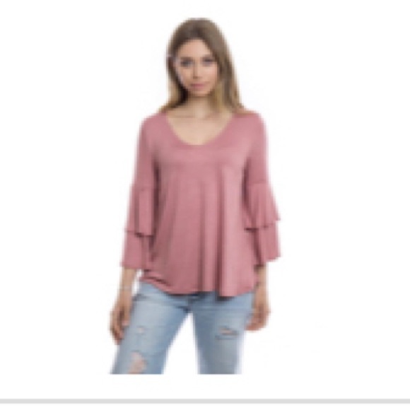 Hippie Chic | Tops | Ruffly Susie Top By Hippie Chic Size Xl 25 Pit To ...